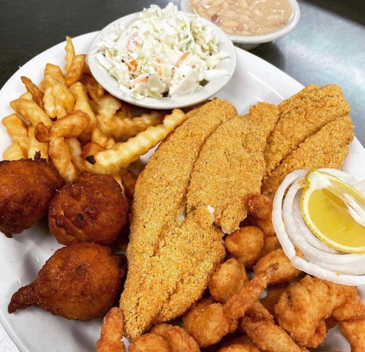 Fried Catfish Platter Grilled Shrimp Platter. Fried Catfish Platter
